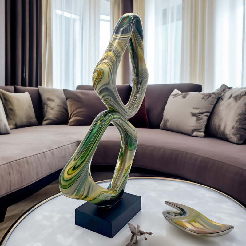 Luxury modern sculpture infinity shaped