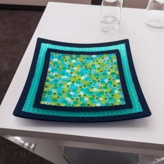 Decorative Glass Plates handmade in Venice for your home decor