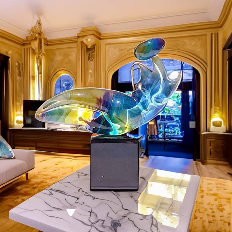 Luxury Murano Glass Female body statue | Free shipping worldwide