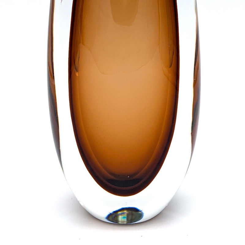 Amber Blown Made Murano glass Vase| Italian luxury Creations
