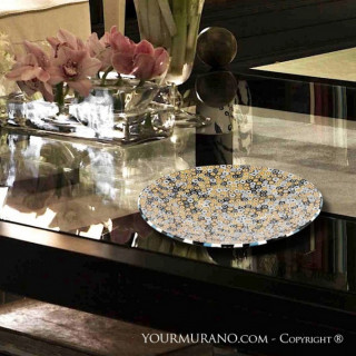 Decorative Glass Plates handmade in Venice for your home decor