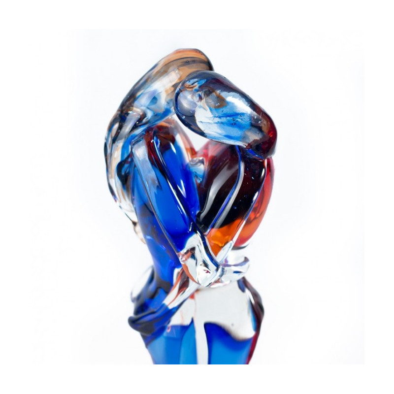 Murano glass romantic sculpture
