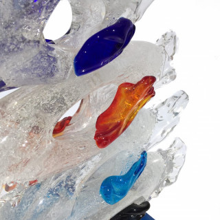 Big wonderful Murano glass abstract sculpture | Trademark of Origin