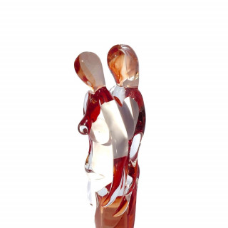 Murano Glass Lovers Sculptures: Love Made of Glass