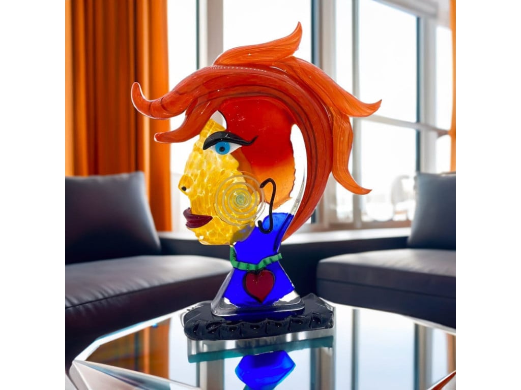 Picasso Heads: Where Cubism and Glass Artistry Meet